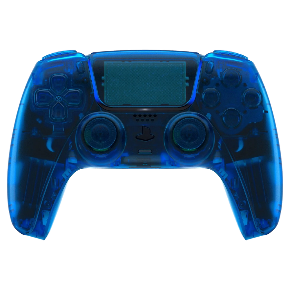GOAT Transparent Blue Custom PS5 Controller – GOAT Customs
