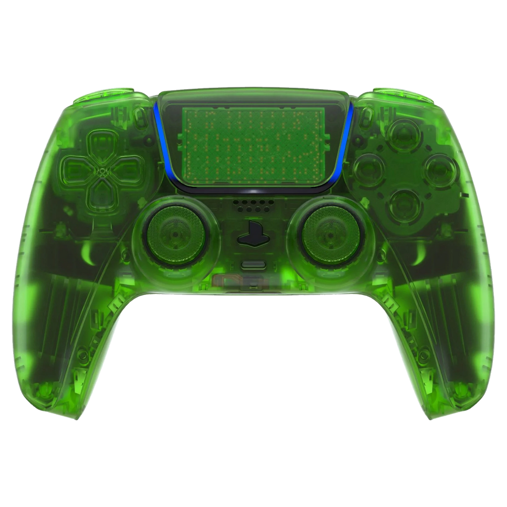 GOAT Transparent Green Custom PS5 Controller – GOAT Customs