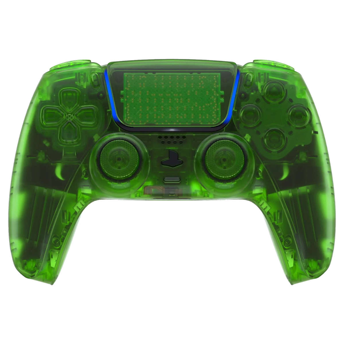 GOAT Transparent Green Custom PS5 Controller – GOAT Customs