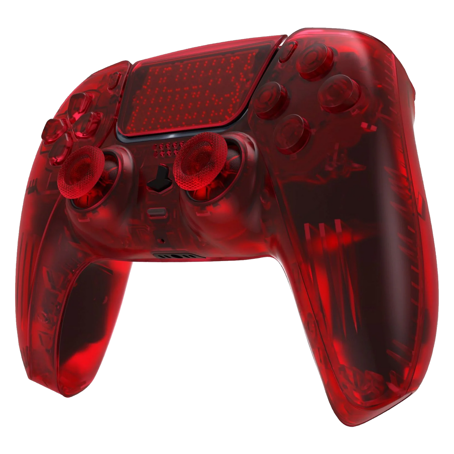 Transparent Red PlayStation 5 Controller – GOAT Customs